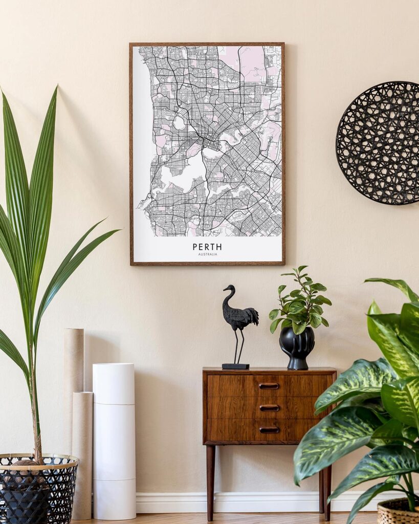 Perth Map Print - Chelsea Chelsea