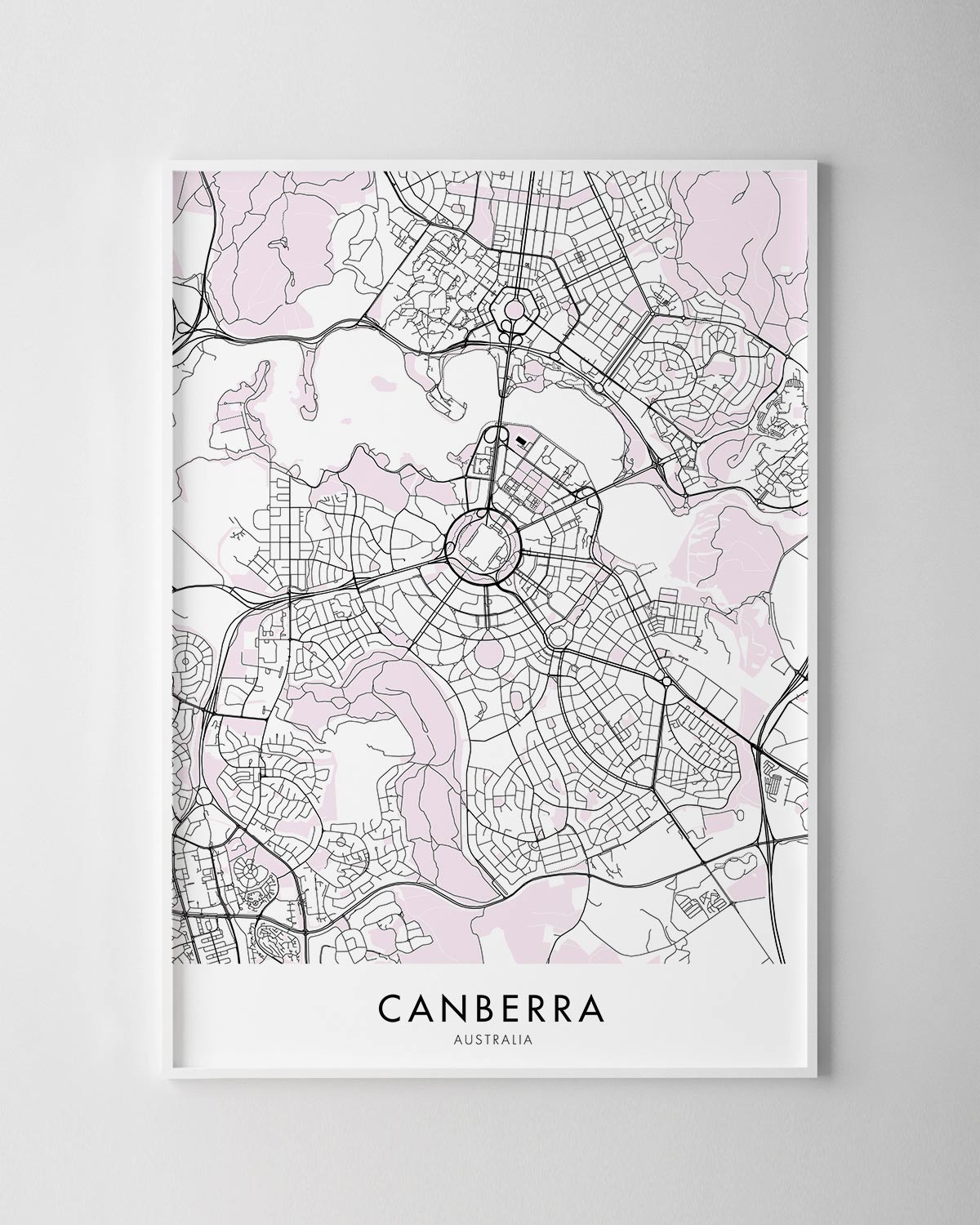 Canberra Map Print | Chelsea Chelsea