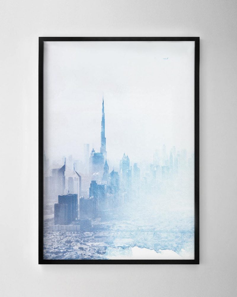 Dubai Watercolour Print • Watercolour Wall Art Print • Chelsea Chelsea