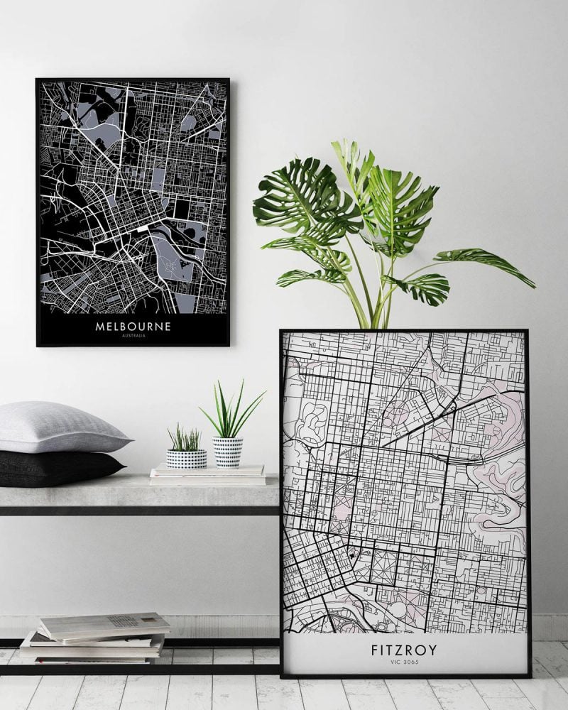 Melbourne – Fitzroy Map Print - Chelsea Chelsea