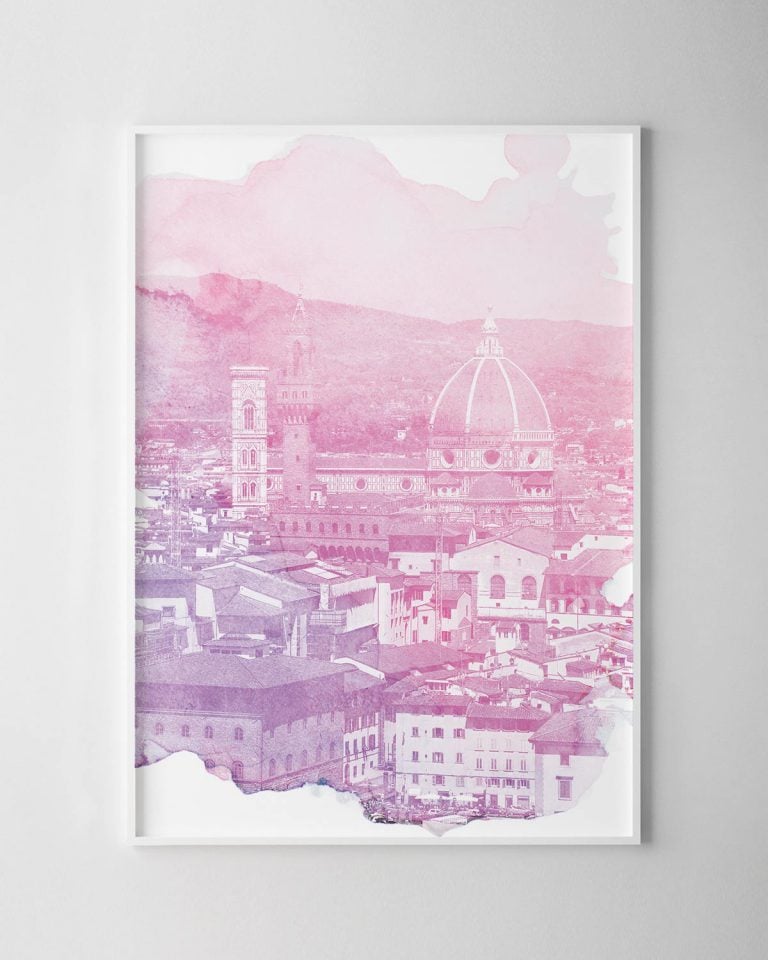 Florence Watercolour Print • Chelsea Chelsea