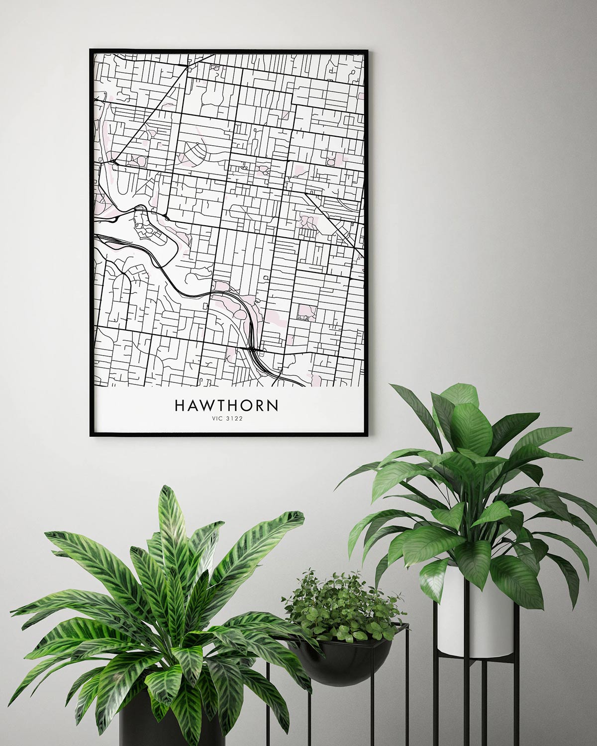 Melbourne – Hawthorn Map Print | Chelsea Chelsea
