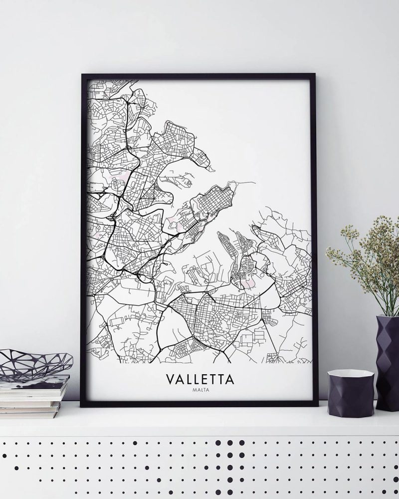 Valletta Map Print - Chelsea Chelsea
