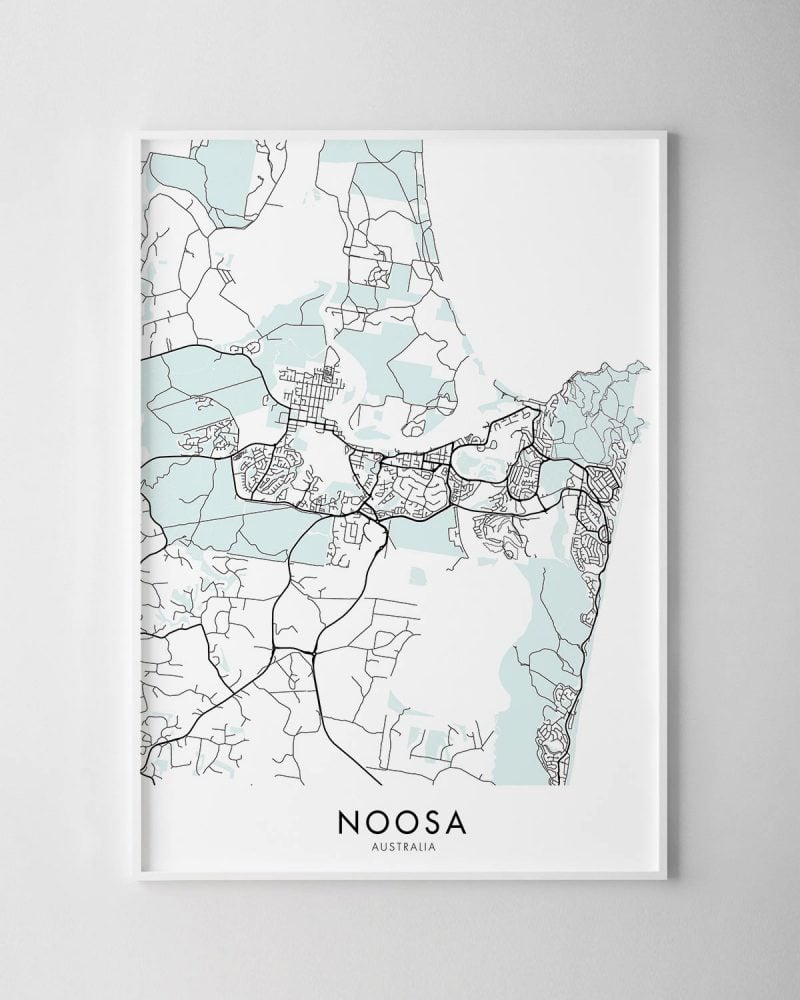 Noosa Map Print - Chelsea Chelsea