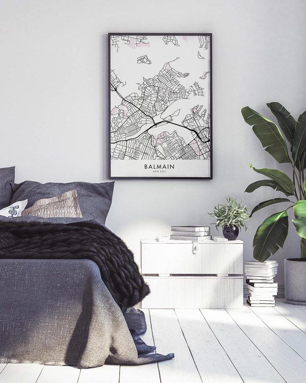 Sydney – Balmain Map Print - Chelsea Chelsea