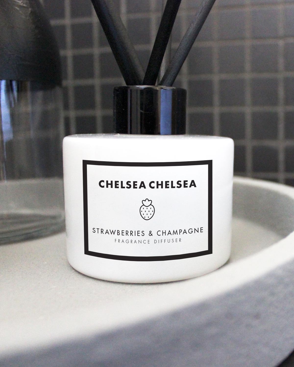 Fragrance Diffuser - Strawberries & Champagne - Chelsea Chelsea