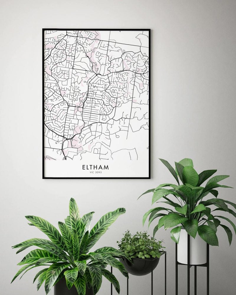 Melbourne – Eltham Map Print - Chelsea Chelsea