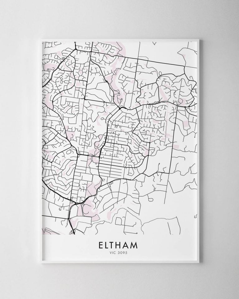 Melbourne – Eltham Map Print - Chelsea Chelsea