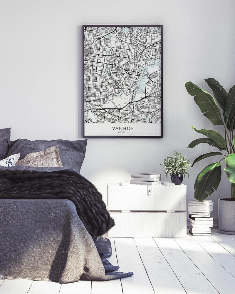 Melbourne – Ivanhoe Map Print - Chelsea Chelsea
