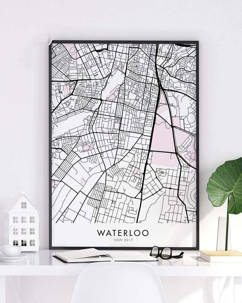 Sydney – Waterloo Map Print - Chelsea Chelsea