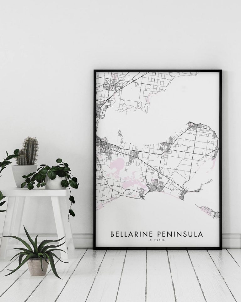 Bellarine Peninsula Map Print - Chelsea Chelsea