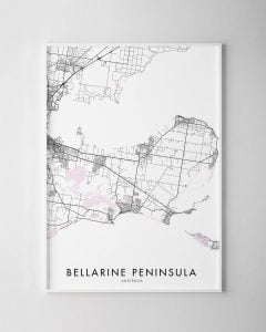 Bellarine Peninsula Map Print • Wall Art Print • Chelsea Chelsea