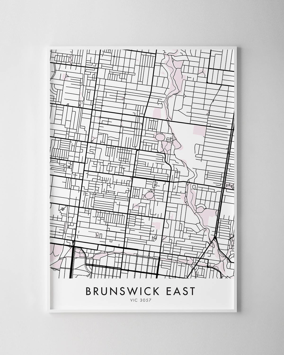 Melbourne – Brunswick East Map Print | Chelsea Chelsea