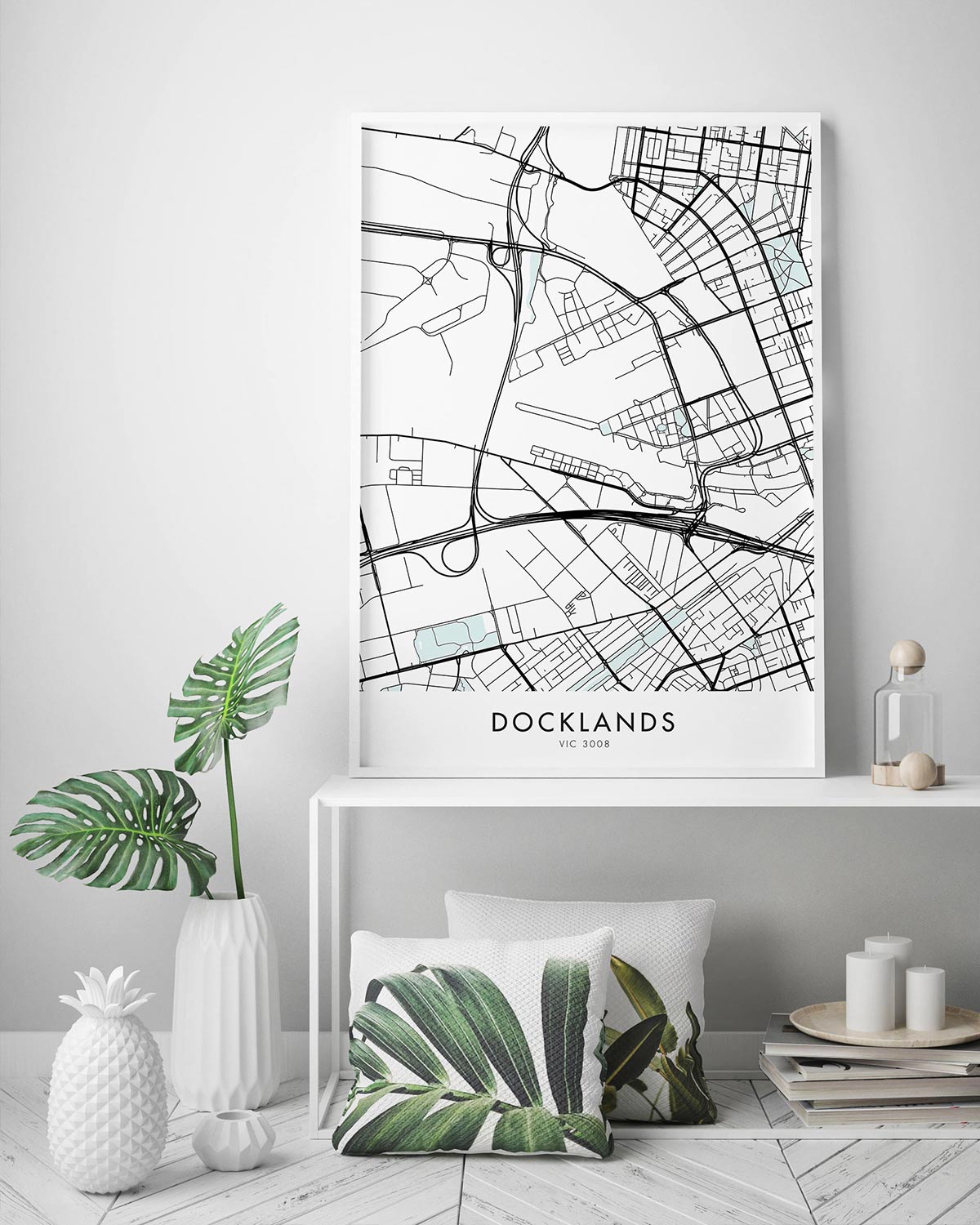 Melbourne – Docklands Map Print - Chelsea Chelsea