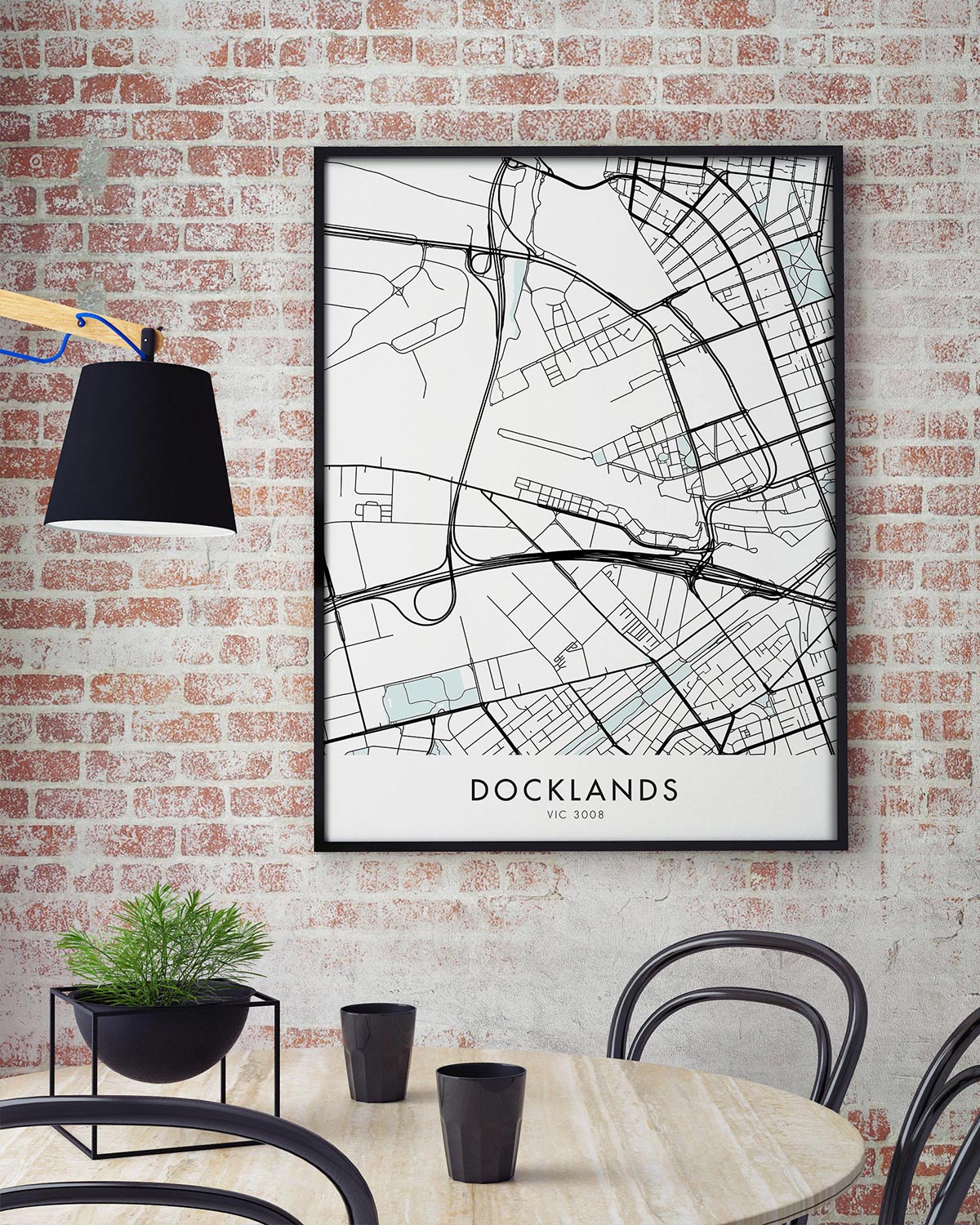 Melbourne – Docklands Map Print - Chelsea Chelsea