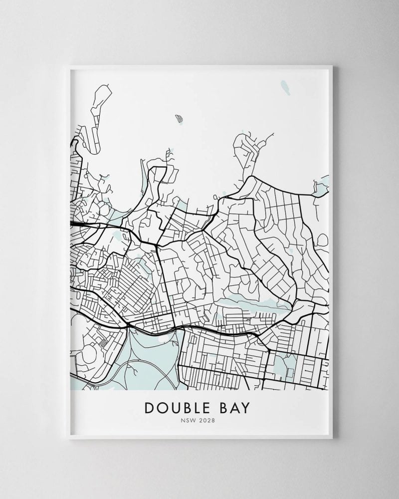 Sydney – Double Bay Map Print - Chelsea Chelsea