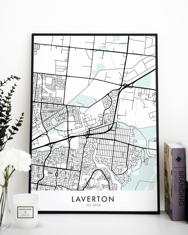Melbourne – Laverton Map Print • Chelsea Chelsea