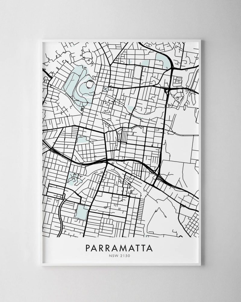 Sydney – Parramatta Map Print - Chelsea Chelsea