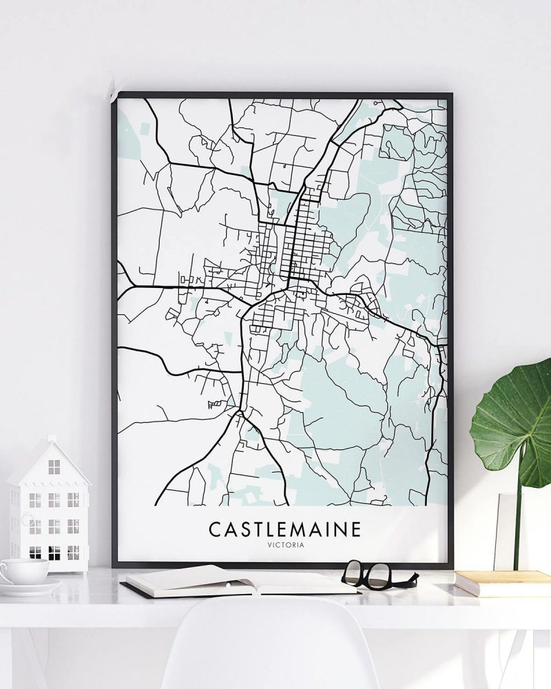Castlemaine VIC Map Print - Chelsea Chelsea
