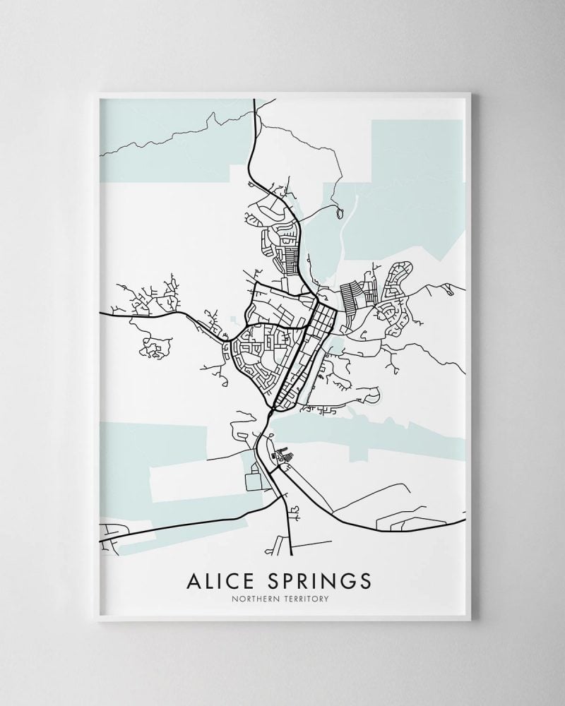Alice Springs Map Print - Chelsea Chelsea