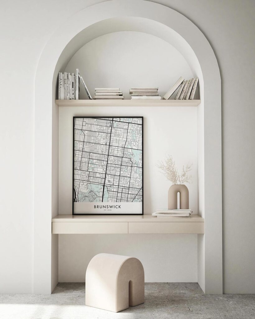 Melbourne – Brunswick Map Print - Chelsea Chelsea