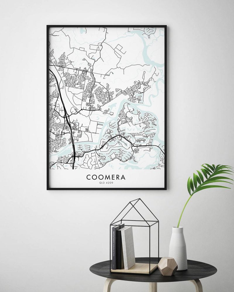 Gold Coast – Coomera Map Print - Chelsea Chelsea