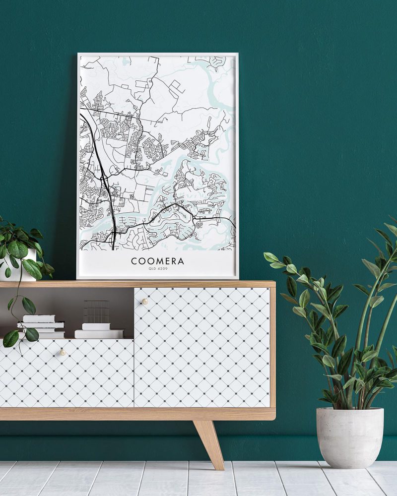 Gold Coast – Coomera Map Print - Chelsea Chelsea
