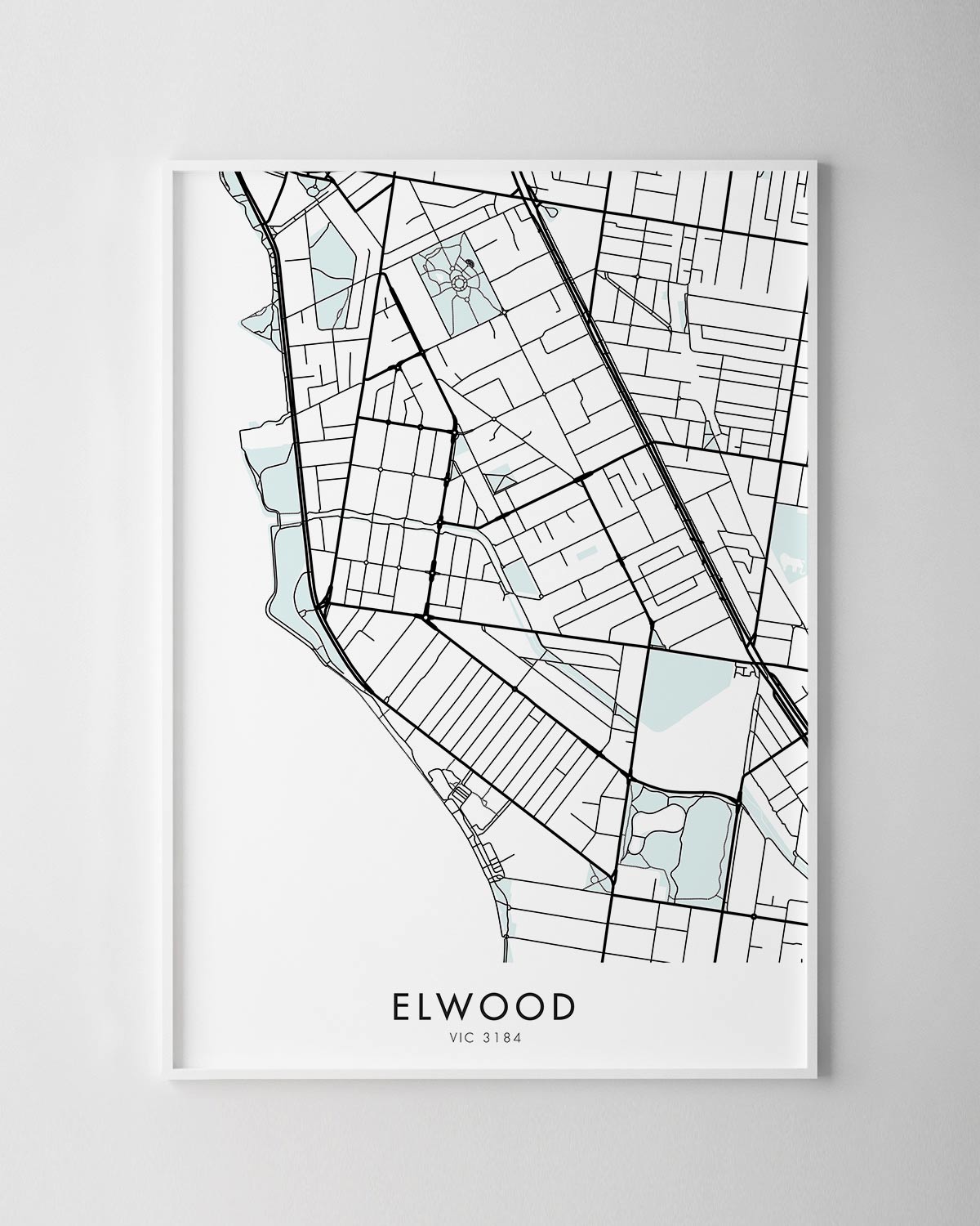 Melbourne – Elwood Map Print | Chelsea Chelsea