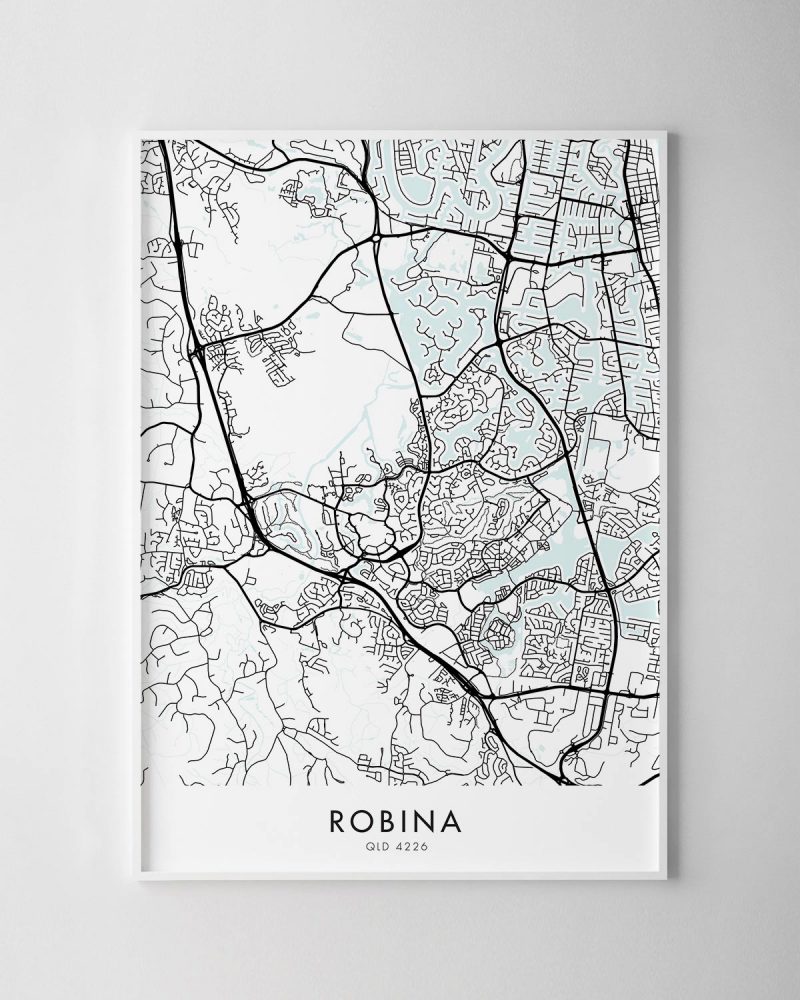 Gold Coast – Robina Map Print - Chelsea Chelsea