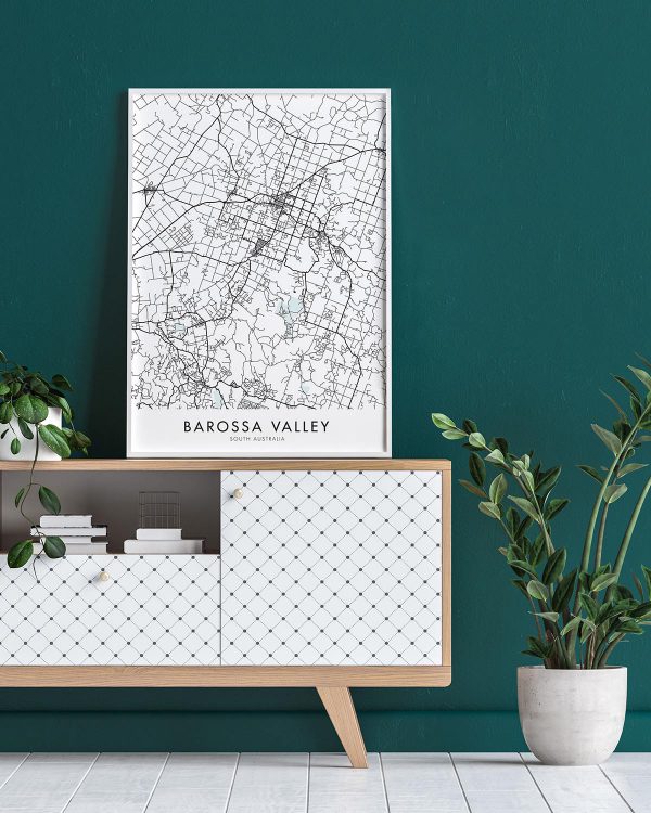 Barossa Valley Map Print • Wall Art Print • Chelsea Chelsea
