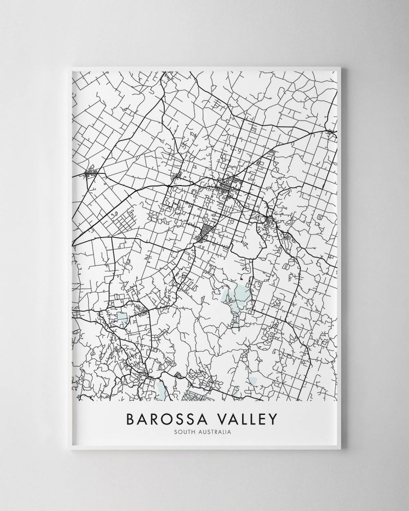 Barossa Valley Map Print - Chelsea Chelsea