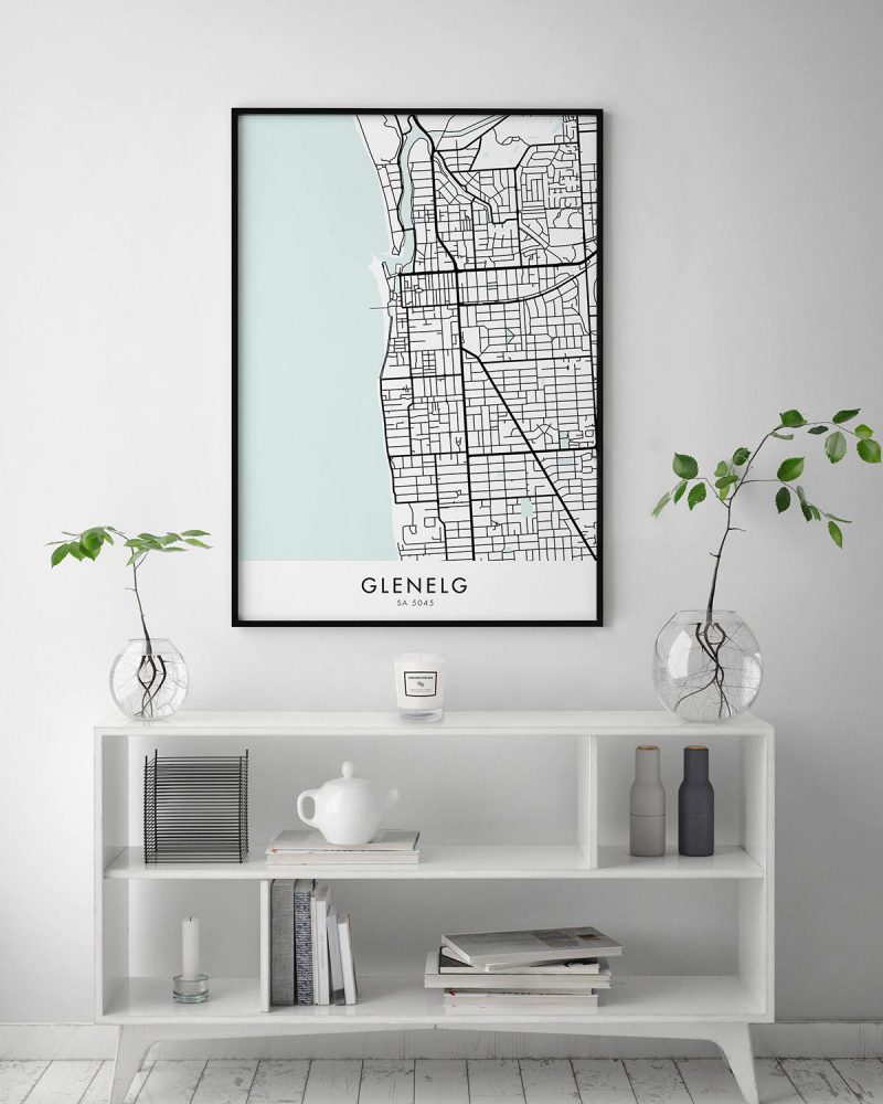 Adelaide – Glenelg Map Print - Chelsea Chelsea