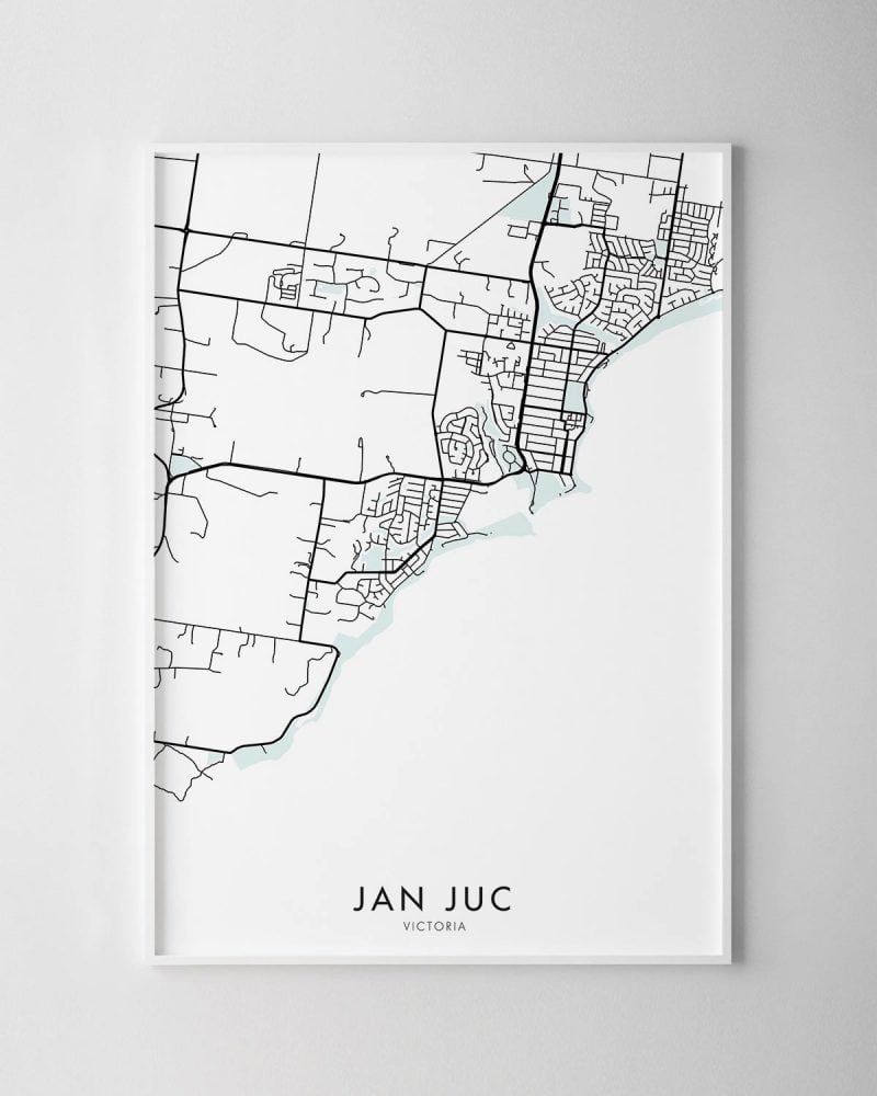 Jan Juc VIC Map Print - Chelsea Chelsea