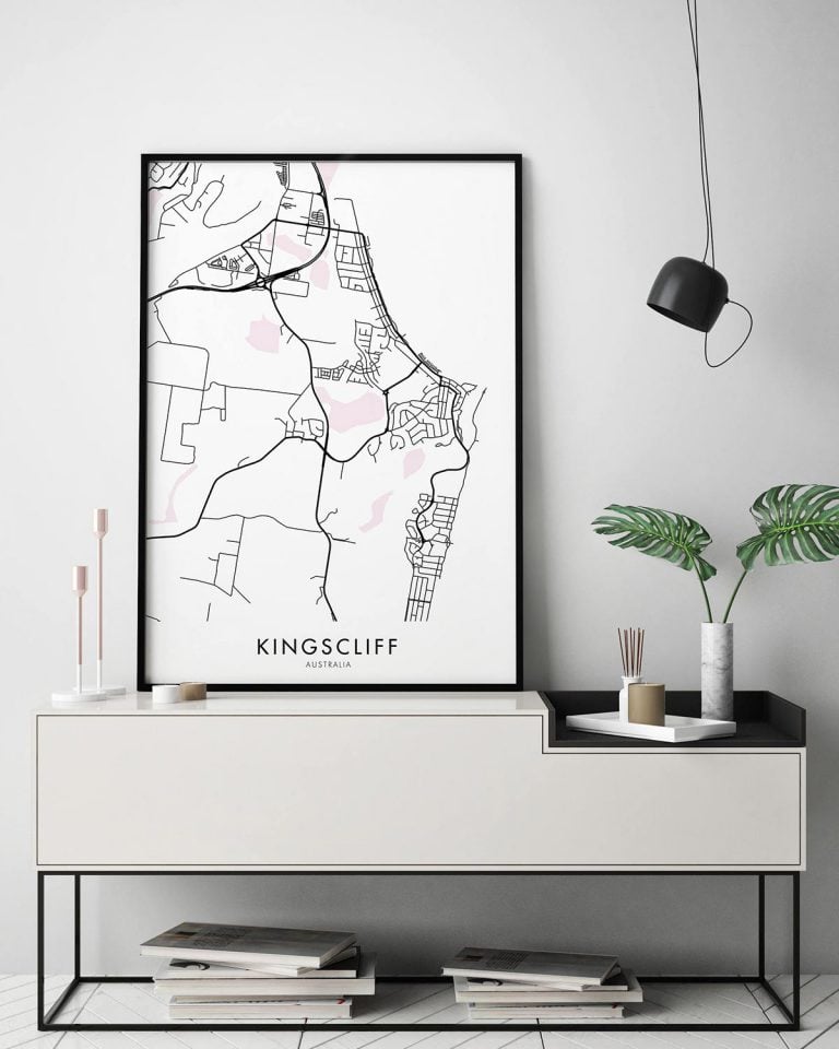 Kingscliff NSW Map Print - Chelsea Chelsea