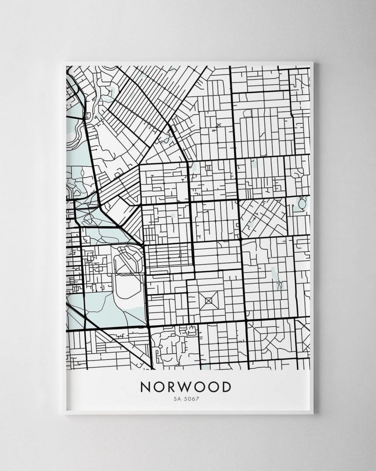 Adelaide – Norwood Map Print - Chelsea Chelsea