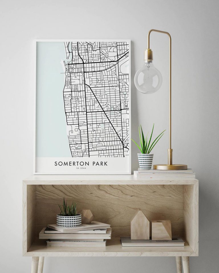 Adelaide – Somerton Park Map Print - Chelsea Chelsea