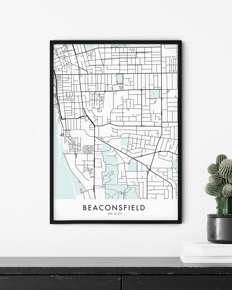 Perth – Beaconsfield Map Print - Chelsea Chelsea