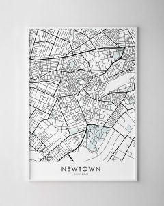 Sydney – Newtown Map Print - Chelsea Chelsea