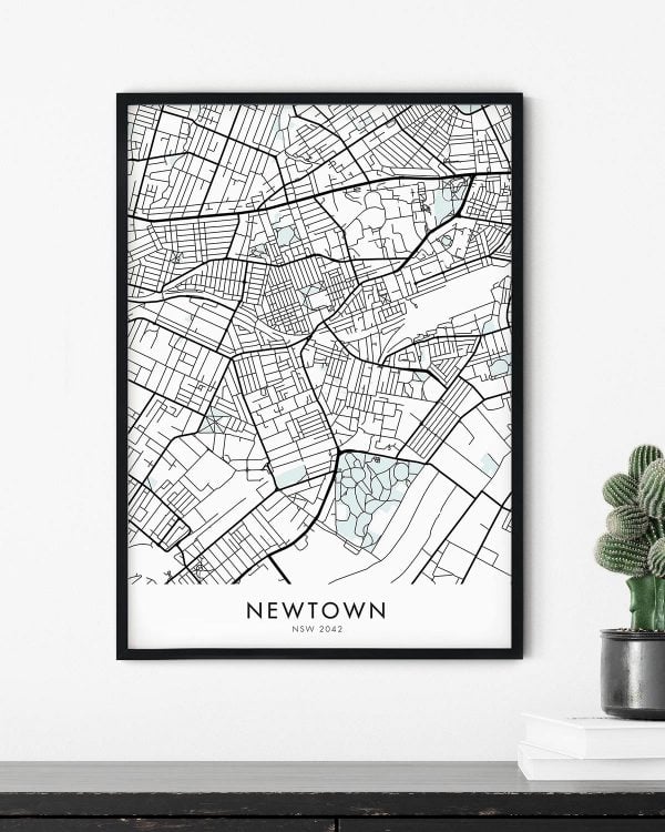 Sydney – Newtown Map Print - Chelsea Chelsea
