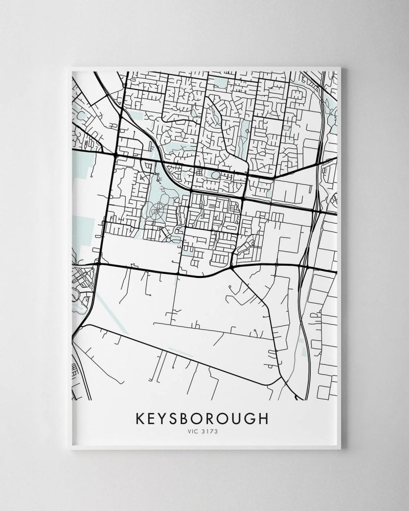 Melbourne – Keysborough Map Print - Chelsea Chelsea