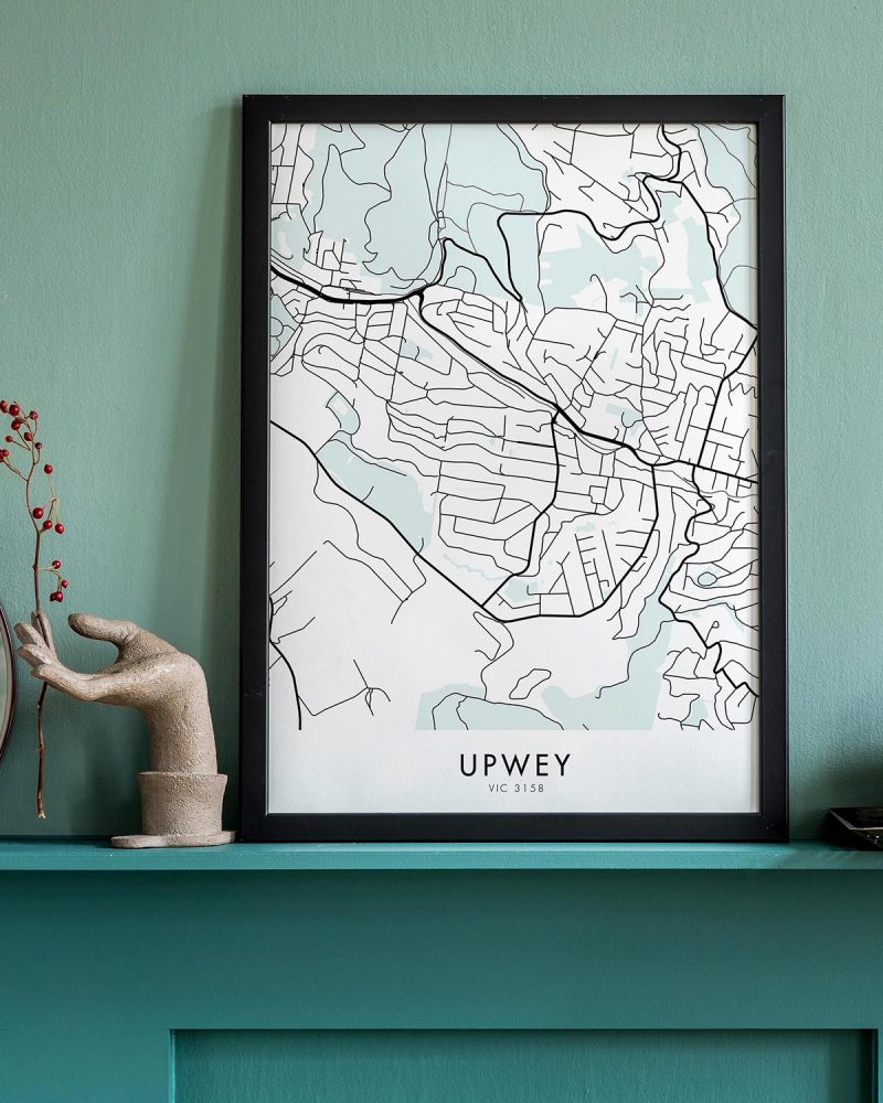 Melbourne – Upwey Map Print - Chelsea Chelsea