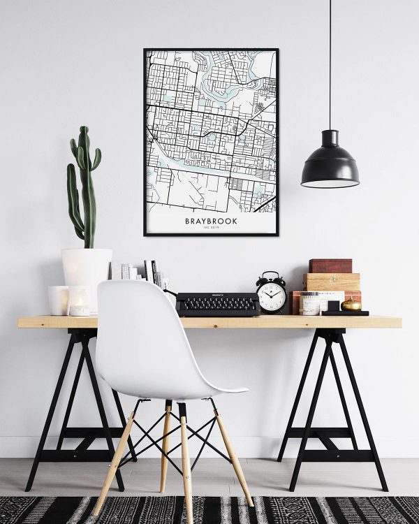 Melbourne – Braybrook Map Print - Chelsea Chelsea