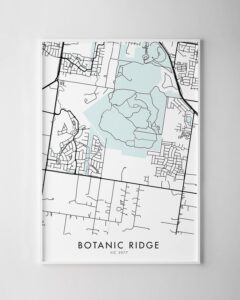 Melbourne – Botanic Ridge Map Print - Chelsea Chelsea