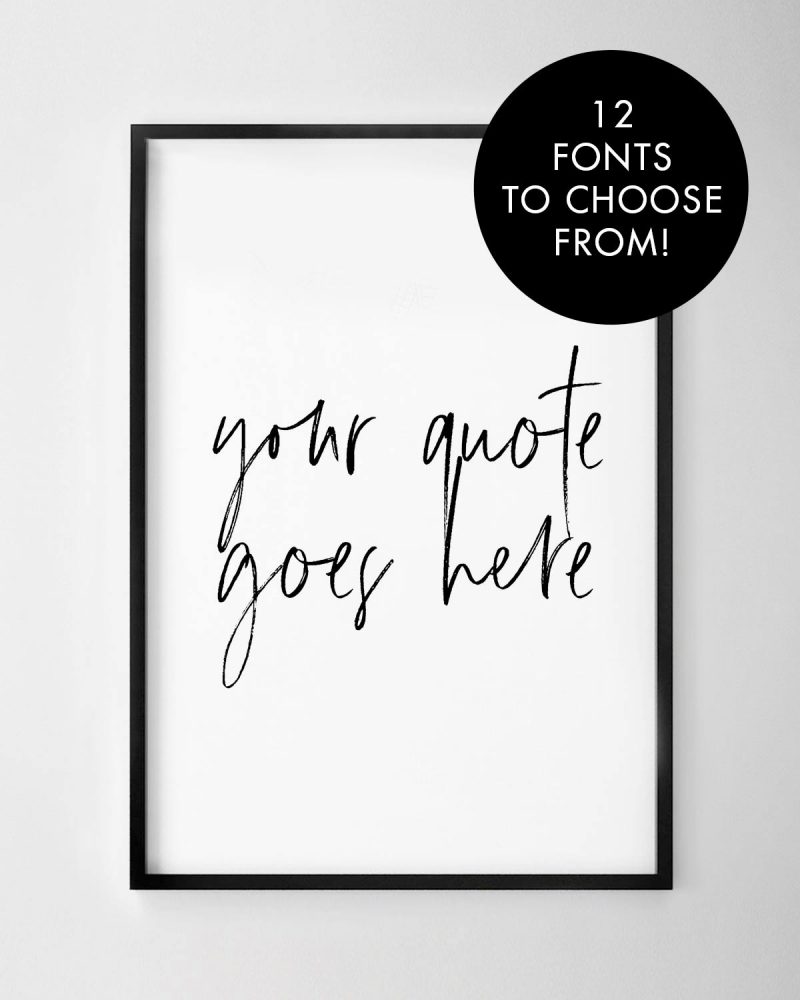 Custom Text Print - Chelsea Chelsea