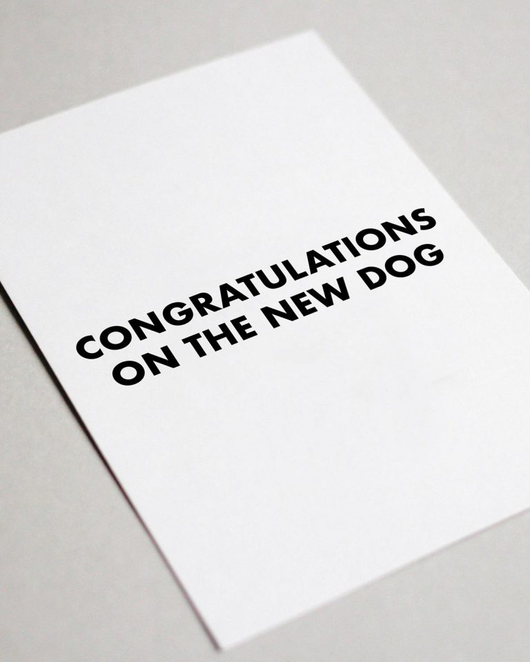 New Dog Card - Chelsea Chelsea