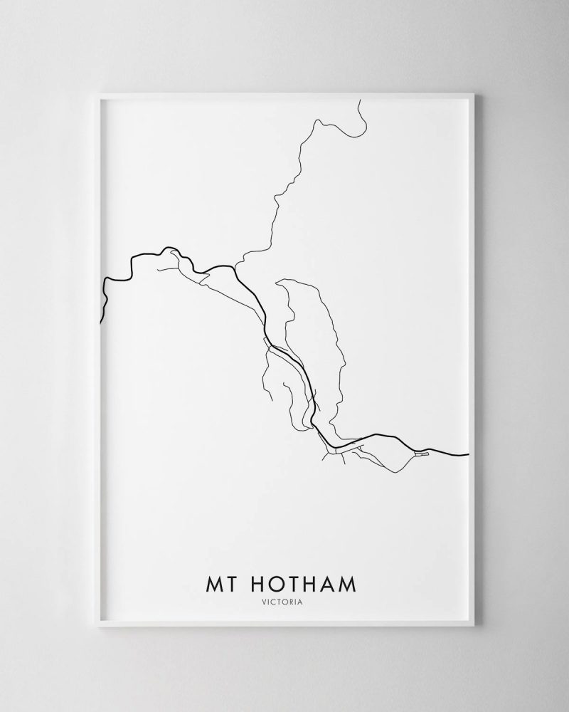 Mt Hotham Map Print - Chelsea Chelsea
