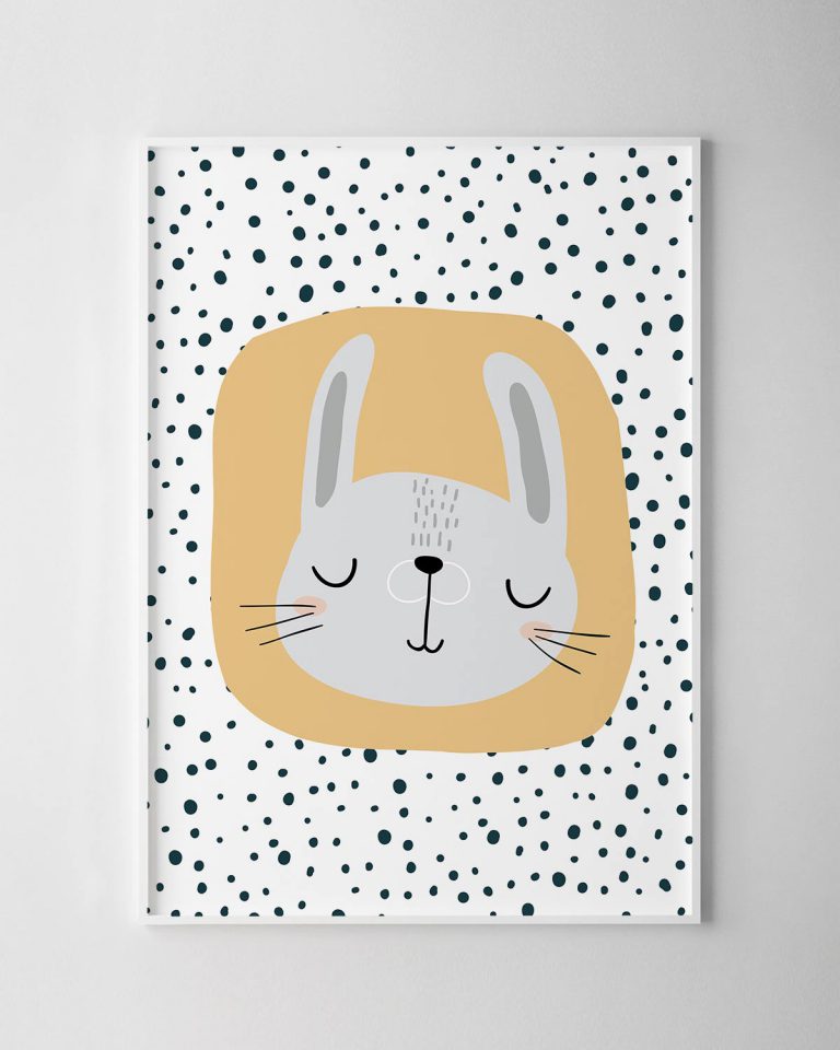Bunny Print - Spots • Wall Art Print • Chelsea Chelsea