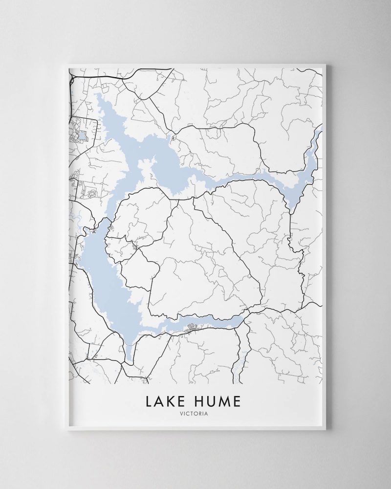 Lake Hume VIC Map Print • Chelsea Chelsea