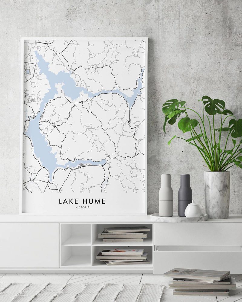 Lake Hume VIC Map Print • Chelsea Chelsea