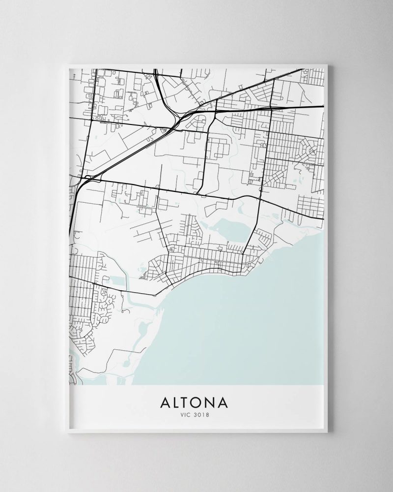 Melbourne – Altona Map Print - Chelsea Chelsea